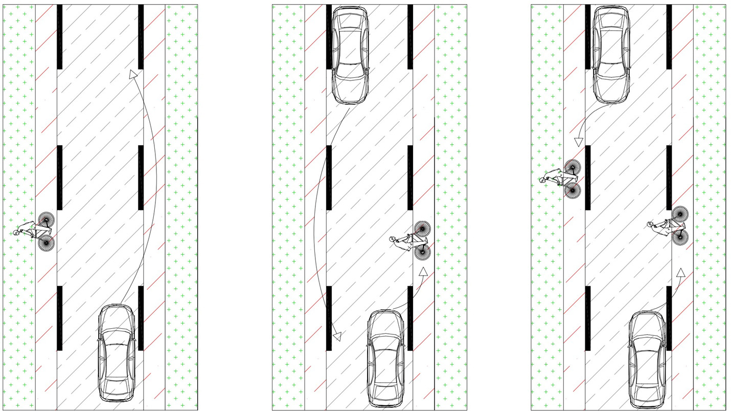 Mise en place d'un "Chaucidou" route de Saint-Michel-de-Rieufret ...
